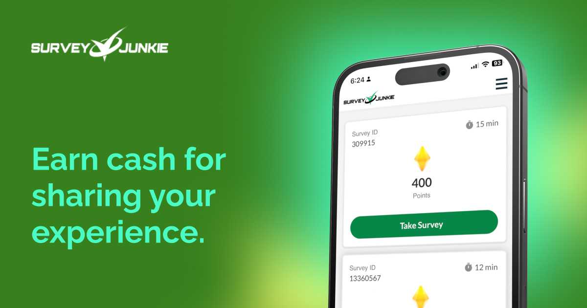 Join me on Survey Junkie and earn cash!